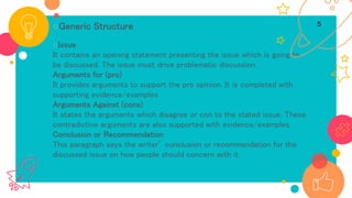 Discussion Text and Announcement (English Material for National Examination) | PPTX