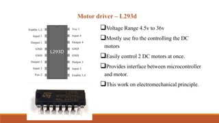 Automatic fire fighting robot | PPTX
