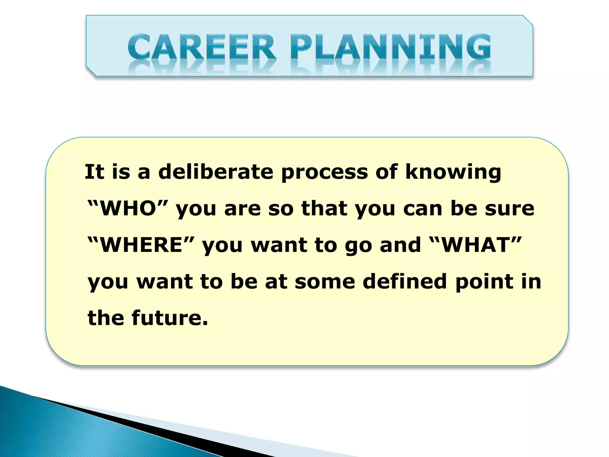 PPT on Career Development | PPTX | Career Planning | Careers