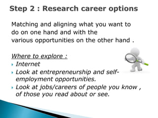 PPT on Career Development | PPTX