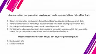 Kewibawaan dalam Pendidikan | PPTX
