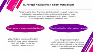 Kewibawaan dalam Pendidikan | PPTX