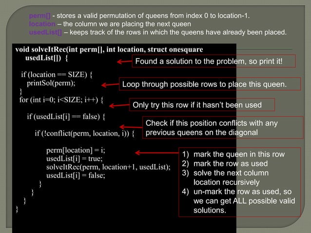 Backtracking-N Queens Problem-Graph Coloring-Hamiltonian cycle | PPTX