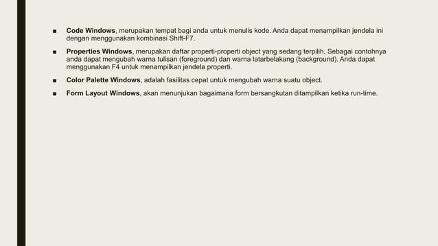 Pemrograman Desktop VB | PPT