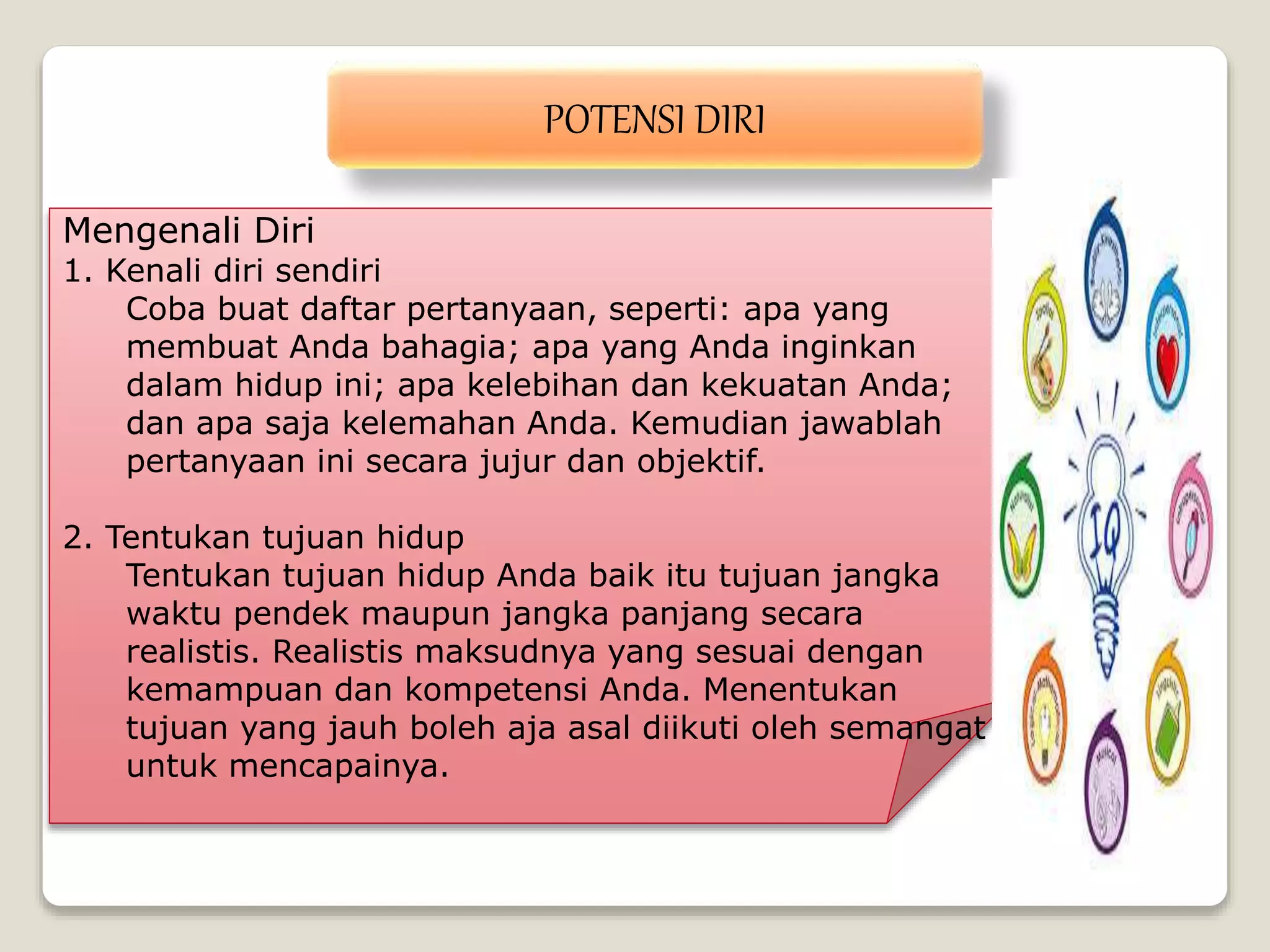 Ppt mengenal potensi diri | PPTX