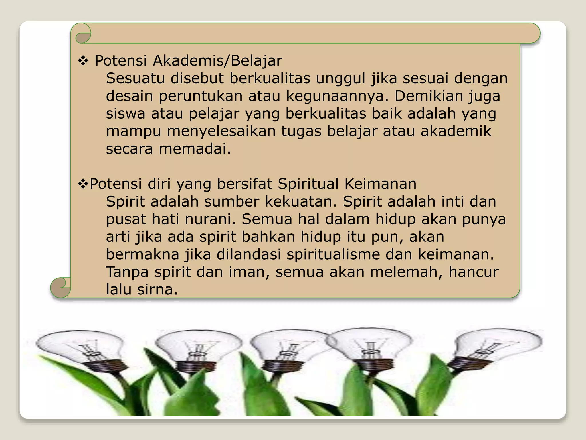 Ppt mengenal potensi diri | PPTX