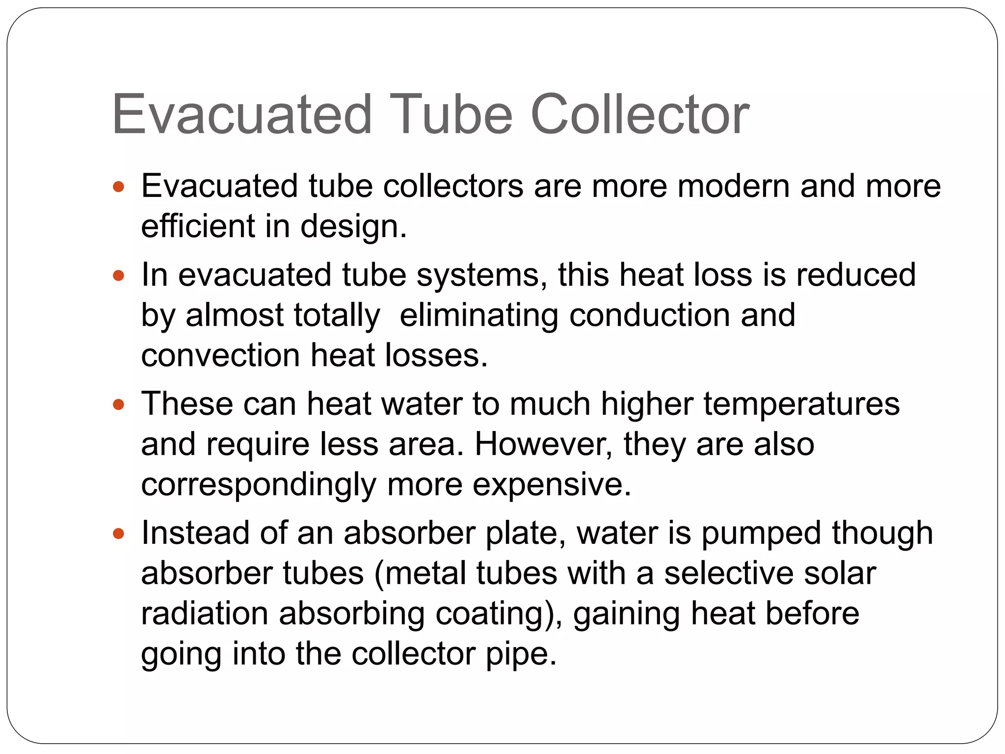Solar energy collectors | PPTX