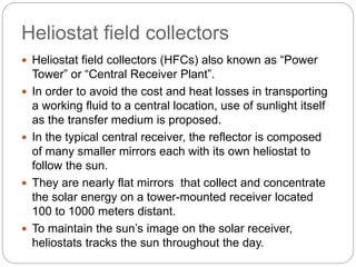 Solar energy collectors | PPTX