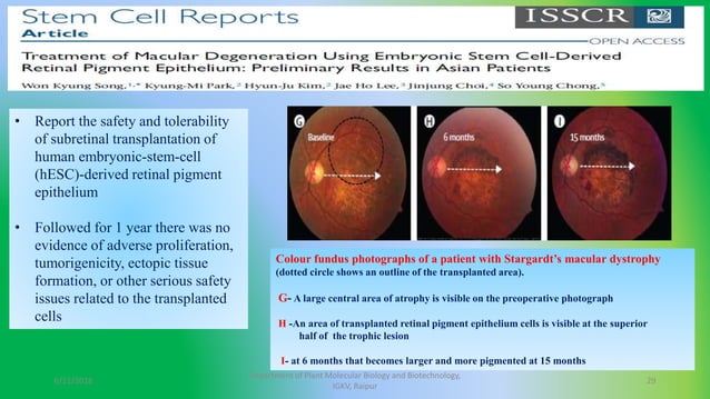 Pluripotent Stem Cells and their applications in disease modelling ...