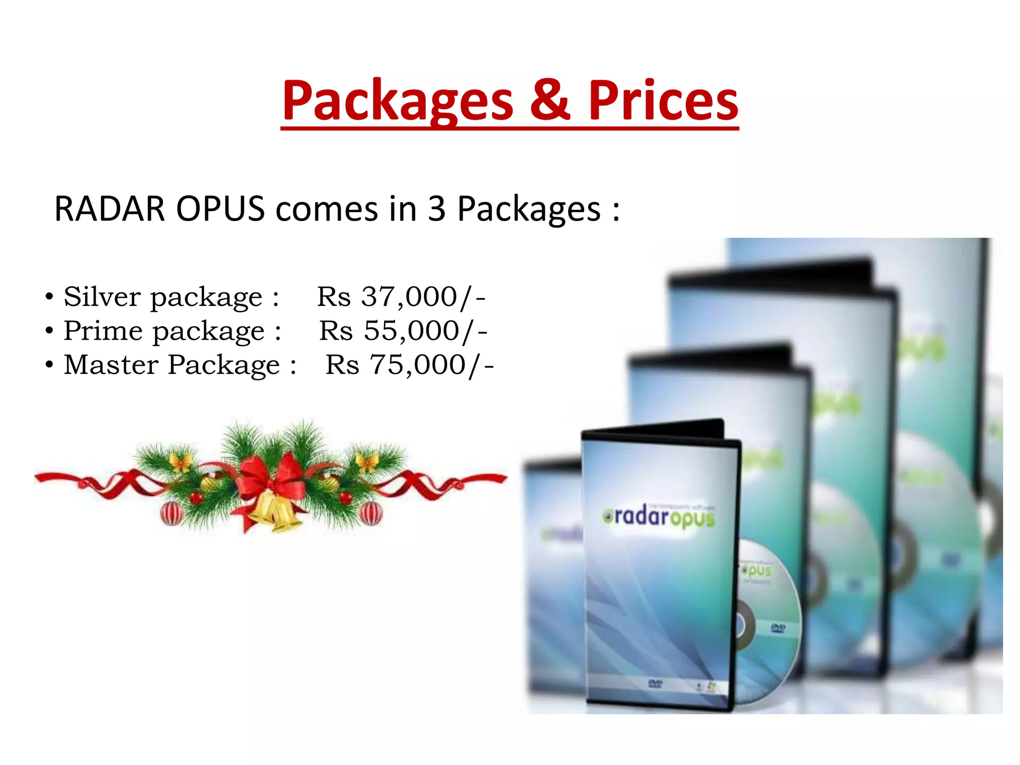 RadarOpus - World's No.1 Homeopathic Software Since 1982 !! | PPTX