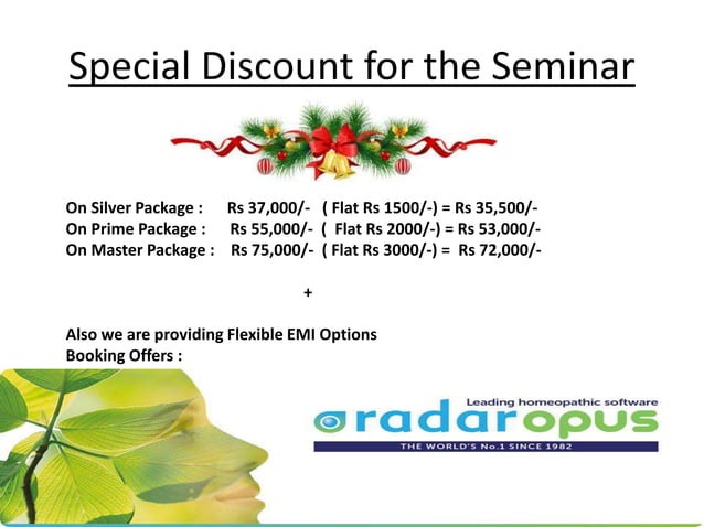 RadarOpus - World's No.1 Homeopathic Software Since 1982 !! | PPTX