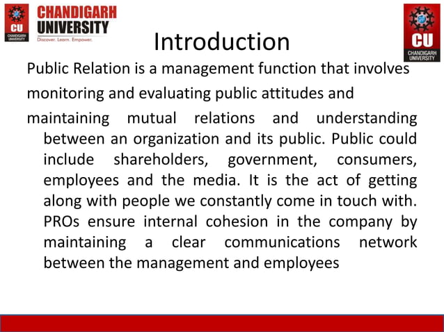 public relation | PPT