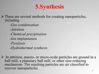 Introduction to Nanoparticals | PPTX