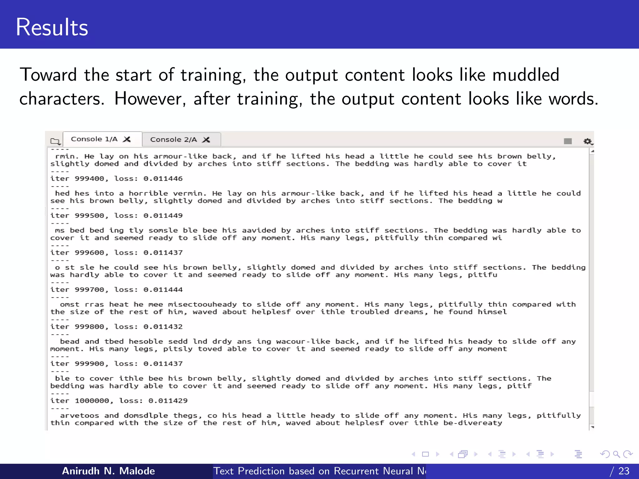 Text Prediction Based On Recurrent Neural Network Language Model Pdf