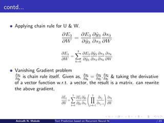 Text prediction based on Recurrent Neural Network Language Model | PDF