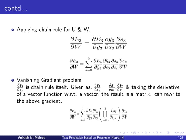 Text prediction based on Recurrent Neural Network Language Model | PDF