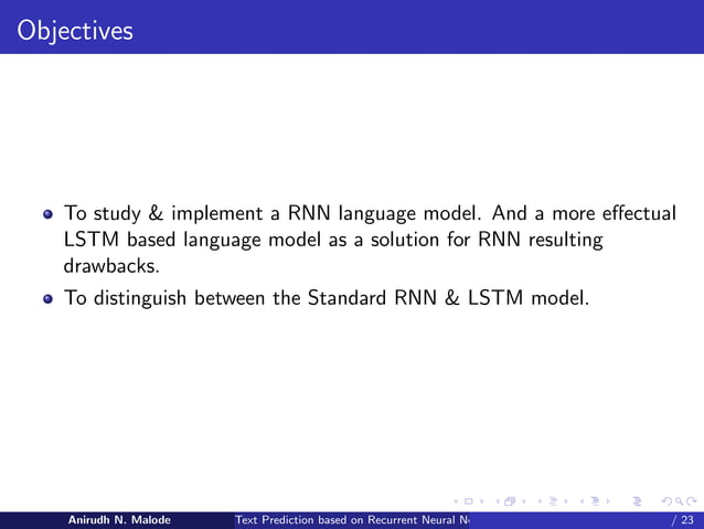 Text prediction based on Recurrent Neural Network Language Model | PDF