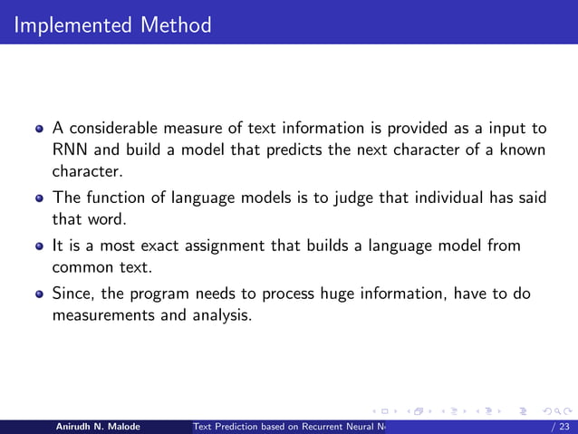 Text prediction based on Recurrent Neural Network Language Model | PDF
