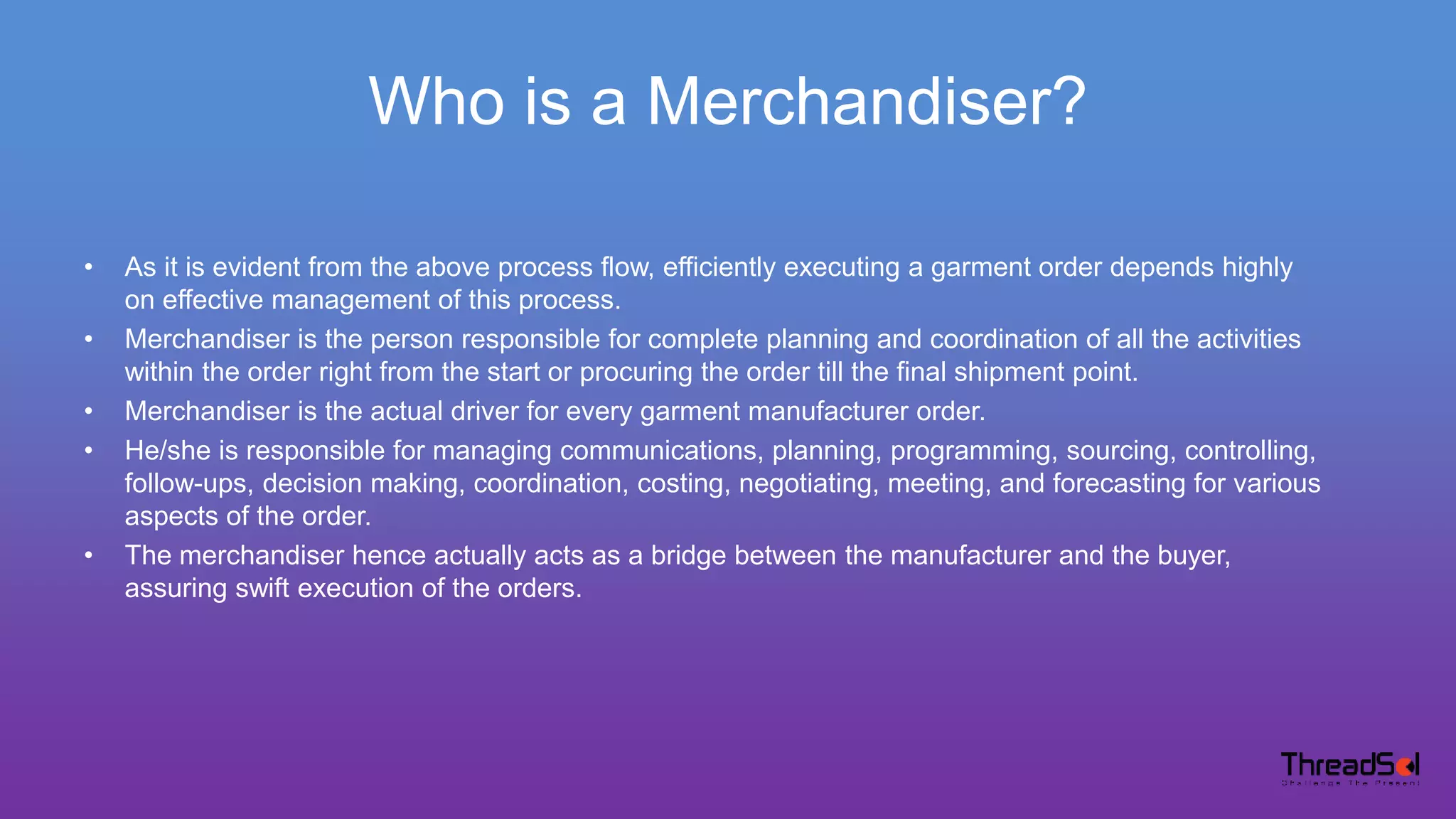 Who Is A Merchandiser? | PPT