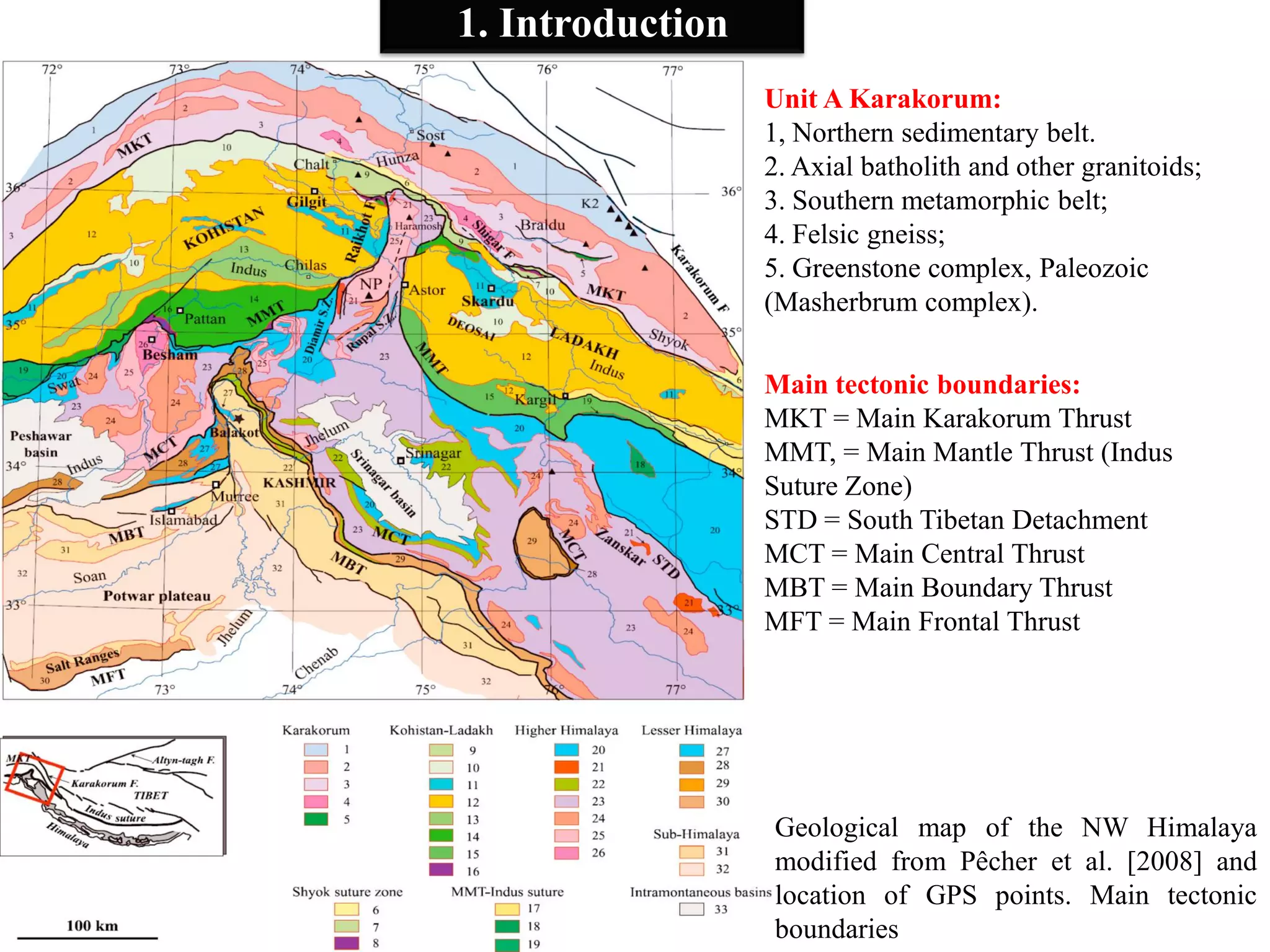 Lineament analysis using satellite images in Karakoram Ranges, Hunza ...