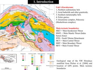 Lineament analysis using satellite images in Karakoram Ranges, Hunza ...