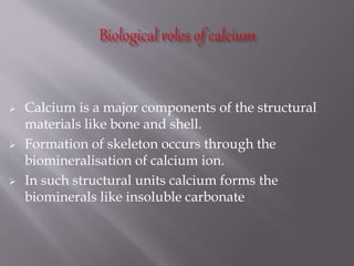 Role of calcium | PPTX