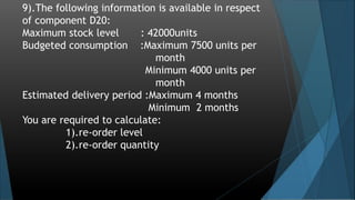 Inventory Control | PPTX