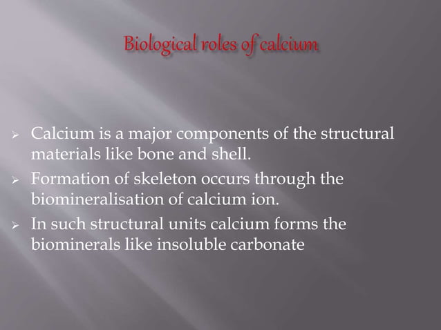 calcium | PPT