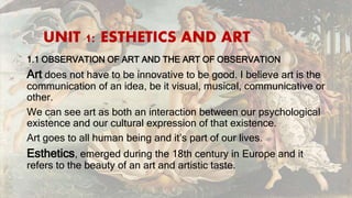 Cinema Appreciation: Arts and Esthetics. | PPTX