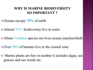 Marine biodiversity | PPTX