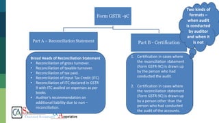PPT on GSTR 9C | PPTX