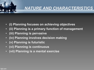 Planning and Decision Making | PPTX