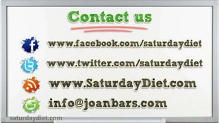 How To Avoid Getting FAT! | PPT