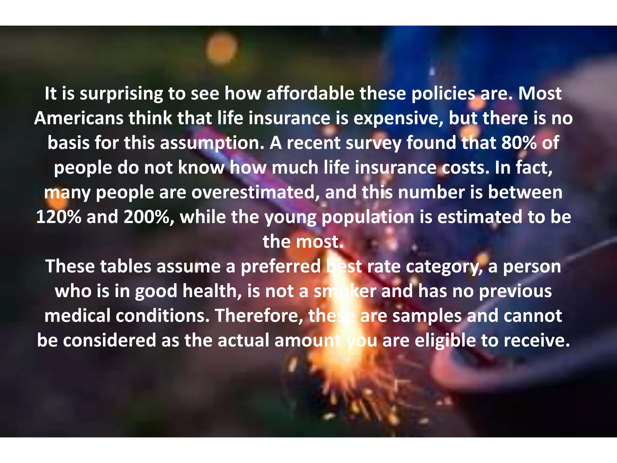 Term Life Insurance Rates | PPTX