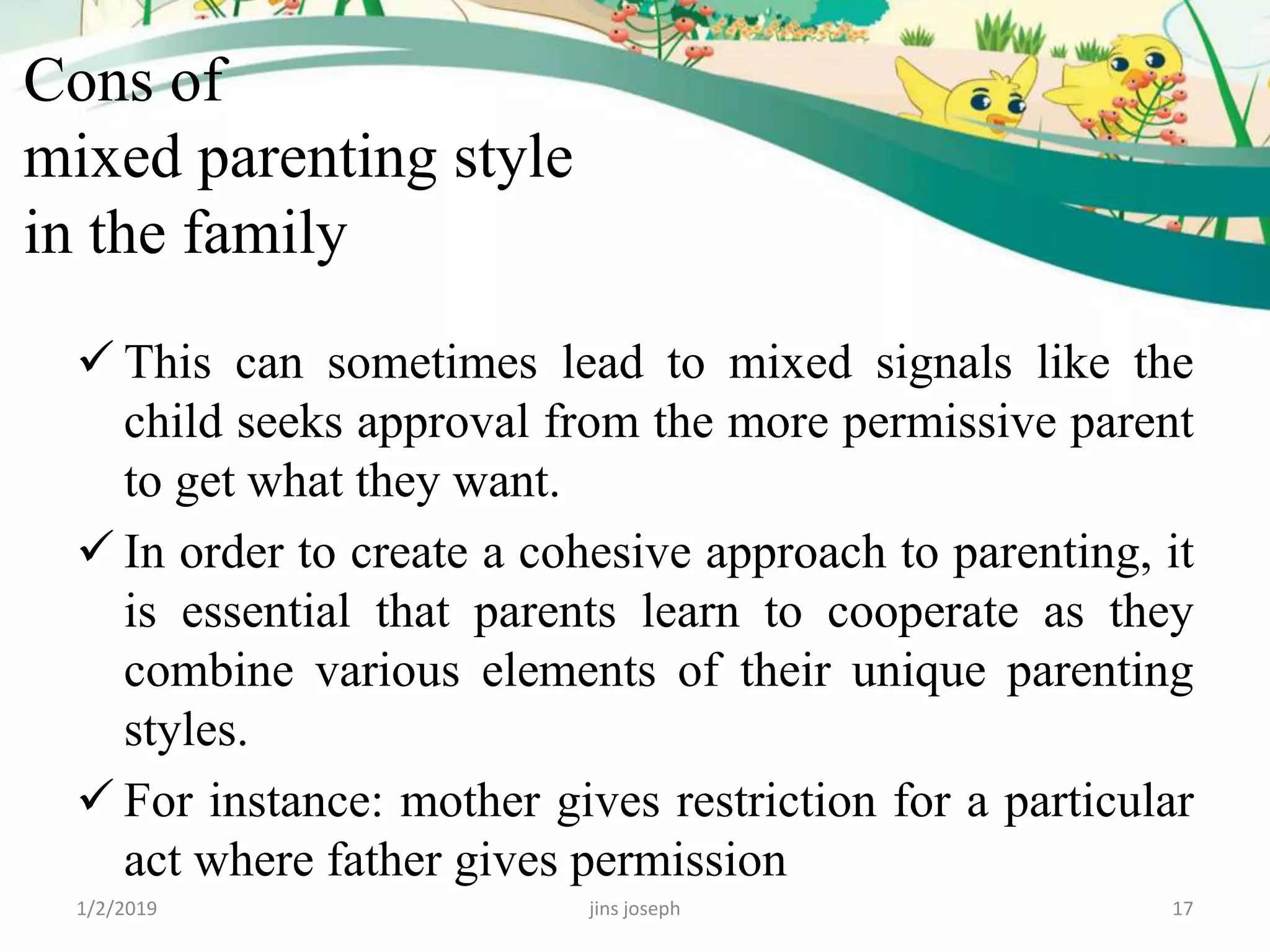 Ppt. parenting styles. jins joseph | PPTX