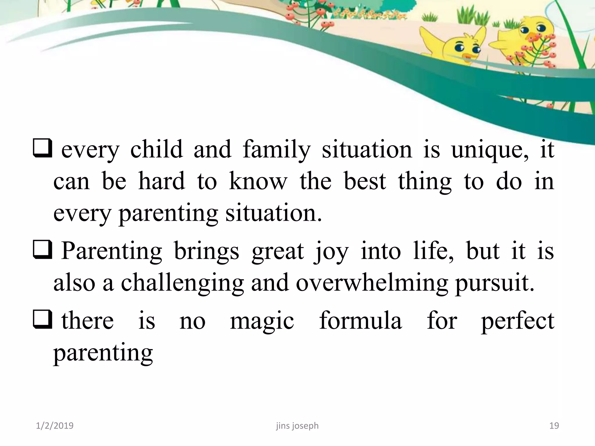 Ppt. parenting styles. jins joseph | PPTX