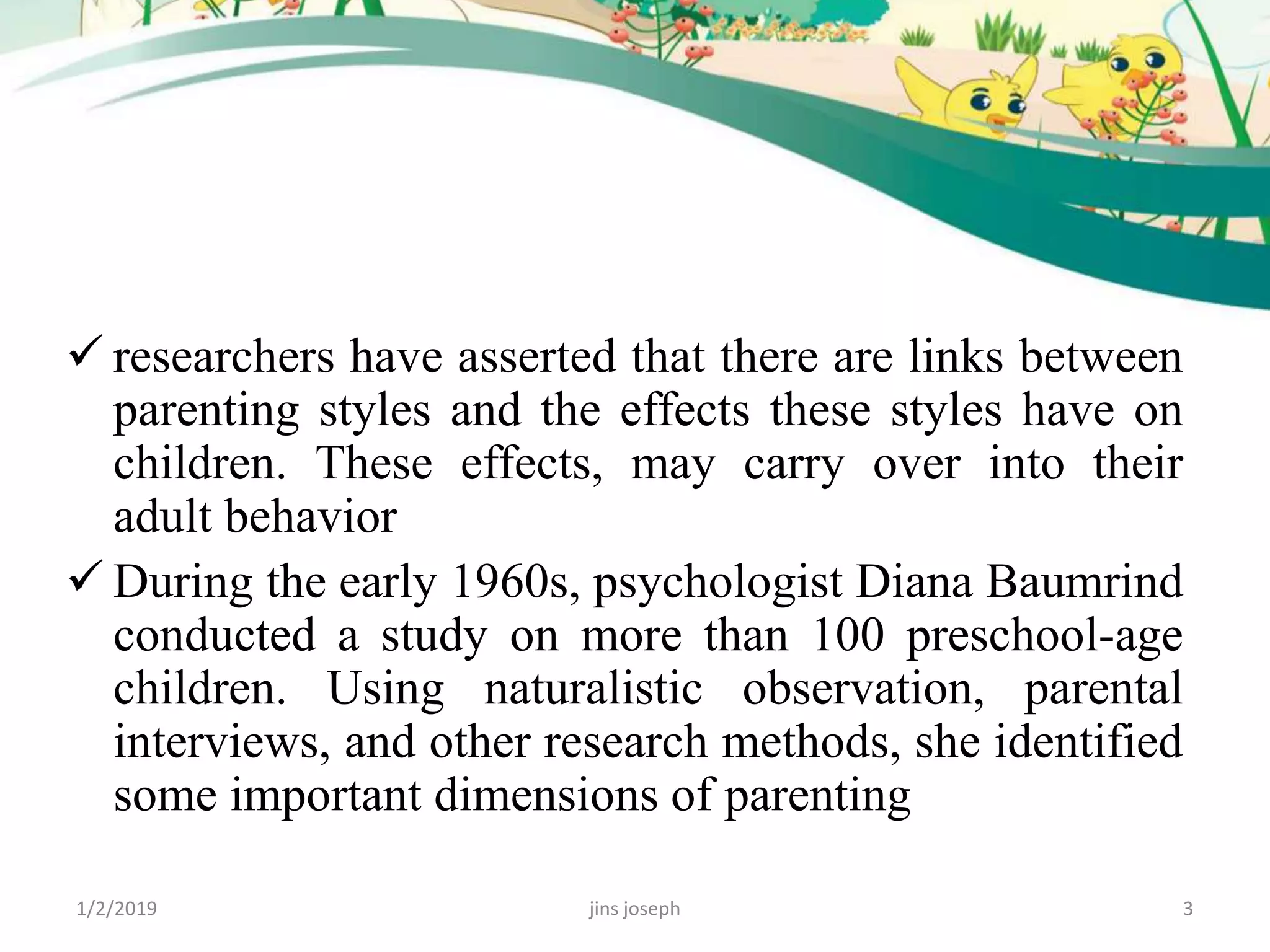 Ppt. parenting styles. jins joseph | PPTX