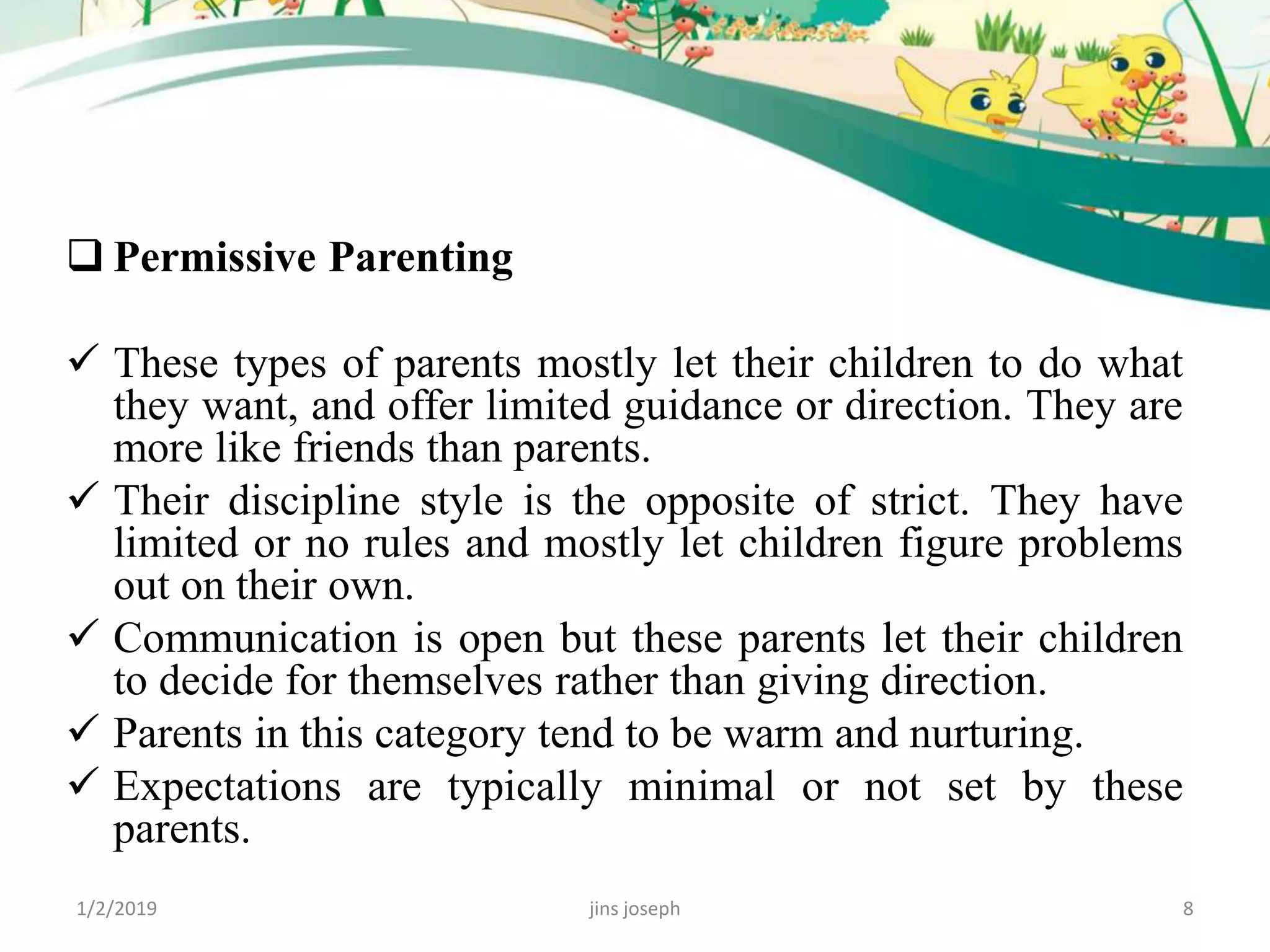 Ppt. parenting styles. jins joseph | PPTX
