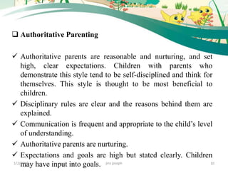 Ppt. parenting styles. jins joseph | PPTX