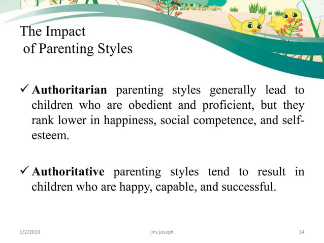 Ppt. parenting styles. jins joseph | PPTX