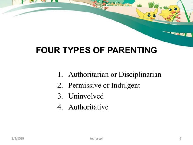 Ppt. parenting styles. jins joseph | PPTX