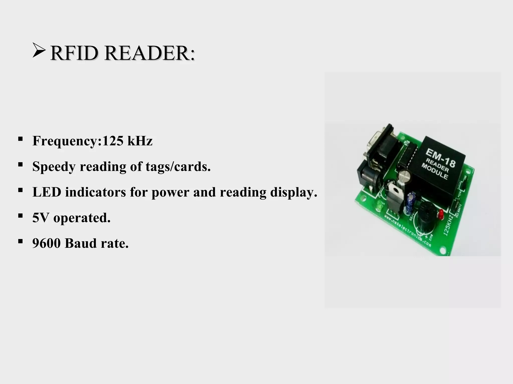 Rfid Based Object Detection Ppt