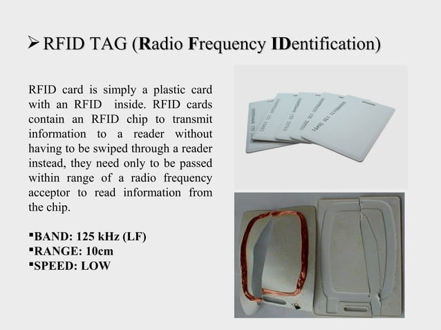 RFID based object detection | PPT
