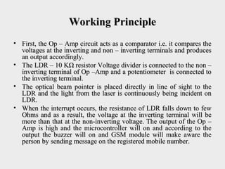 optical beam security system | PPT
