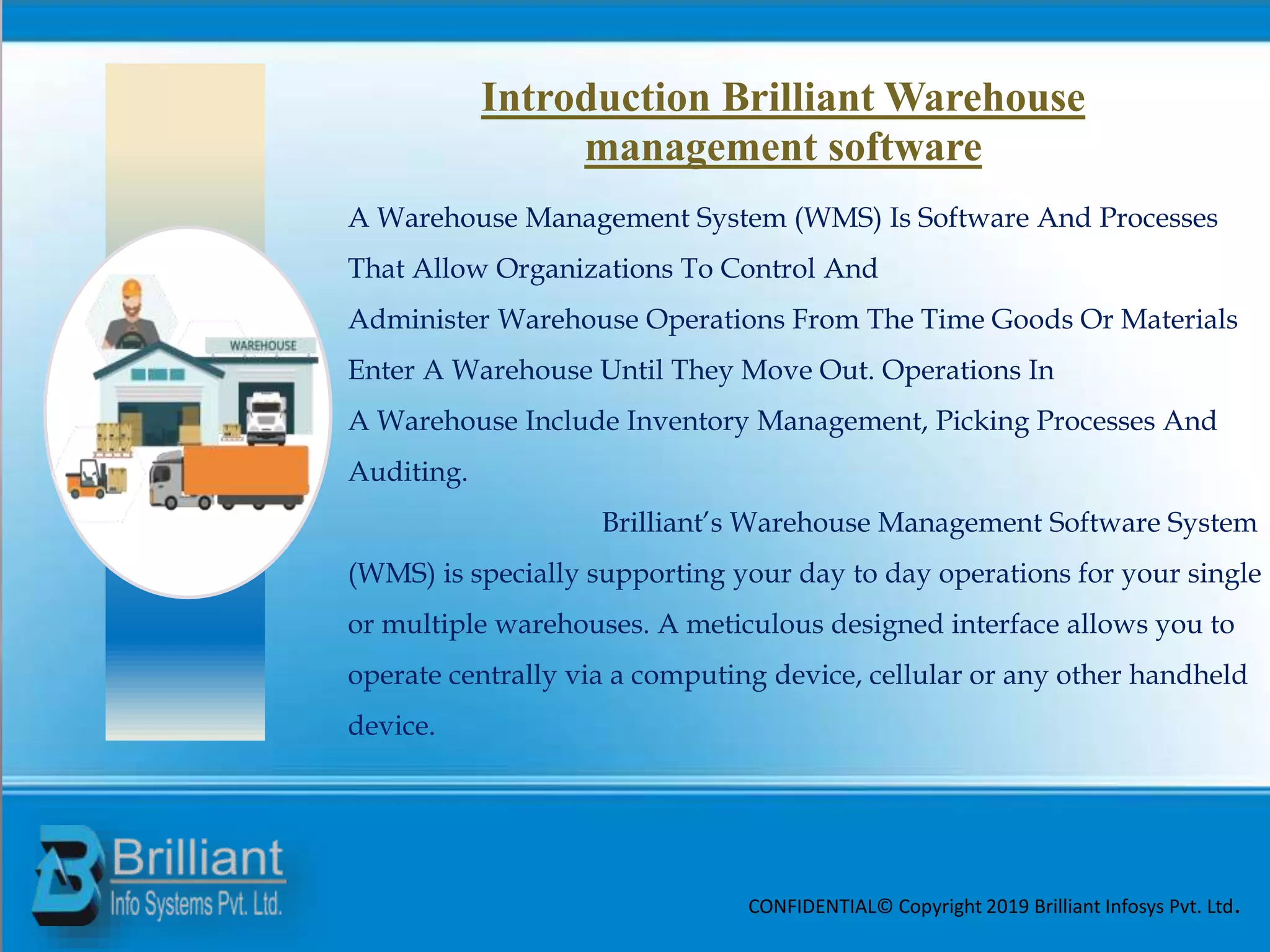 Ppt.028 warehouse management system | PPTX