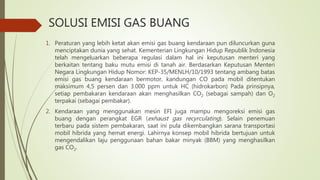 emisi gas buang | PPTX