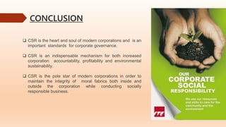 CORPORATE SOCIAL RESPONSIBILITY AND IT'S ACTIVITIES | PPT