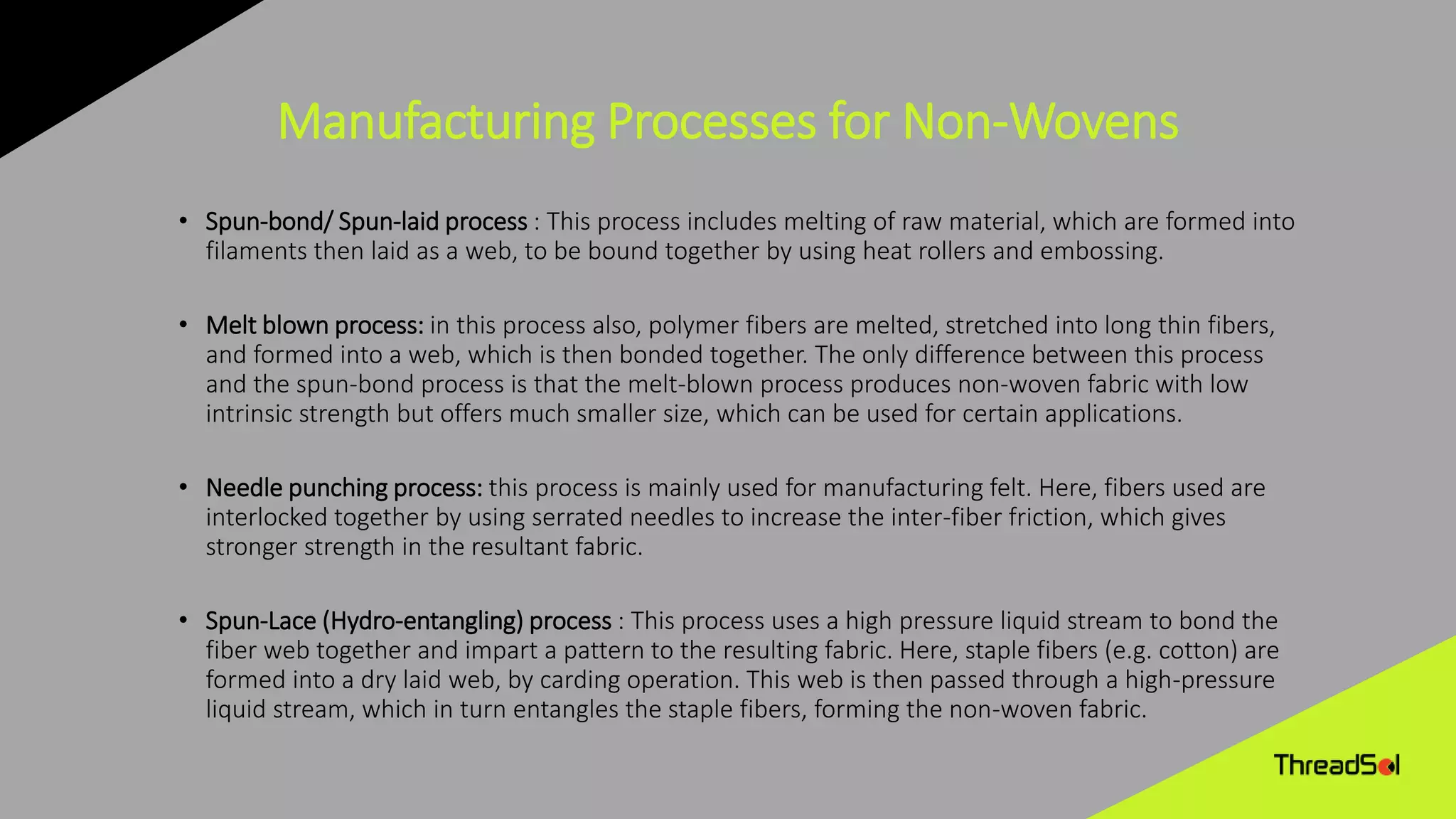 What are Nonwovens? | PPTX