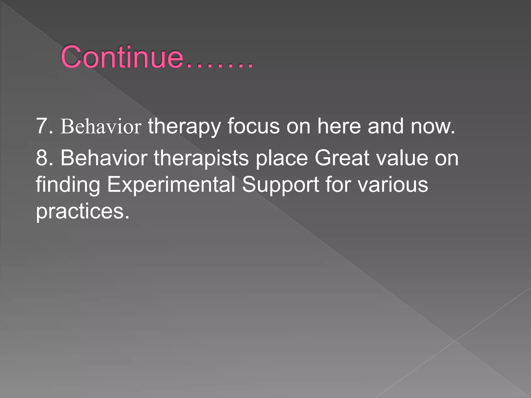 behavior therapy | PPT