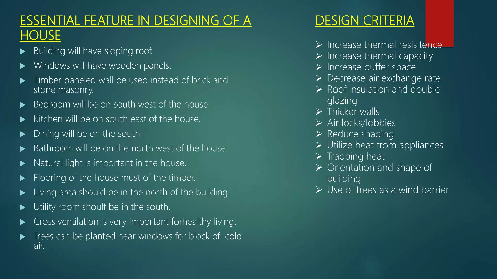 Architecture in cold climate | PPTX